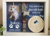 Pet Memorial Shadow boxes- Memorial Shadowbox for Pet-Dog Shadow Box ...